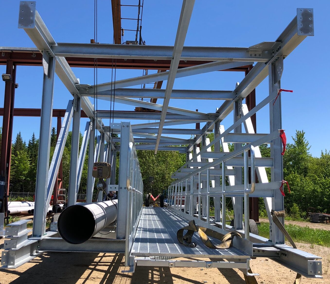 IPP Modular Utility Rack Structural Steel - Ocean Steel & Construction Ltd.